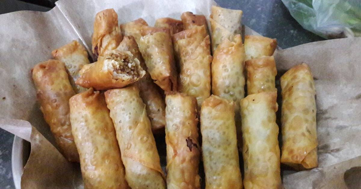 Resep Lumpia isi mie goreng daging oleh umy shofi - Cookpad