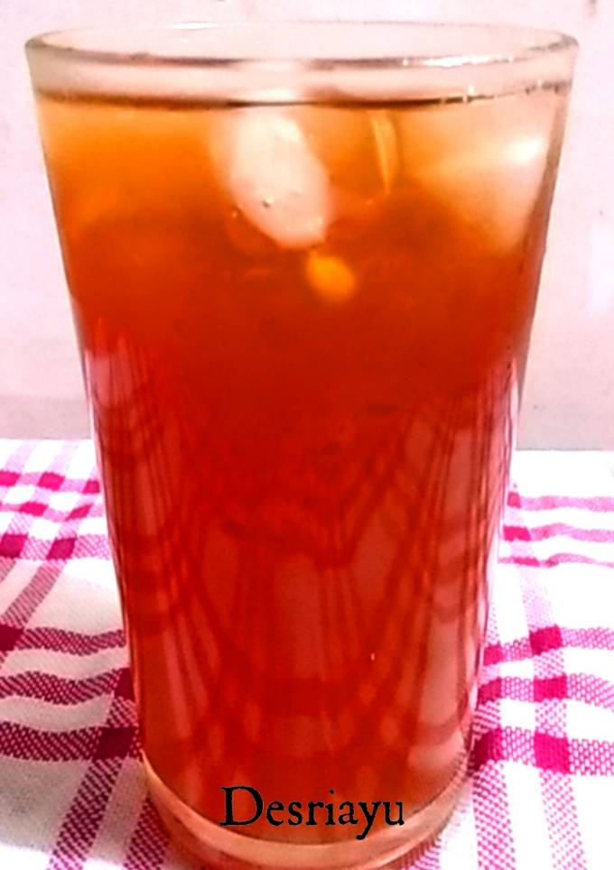 Resep Es Teh Manis Jeruk Nipis oleh Desriayu - Cookpad