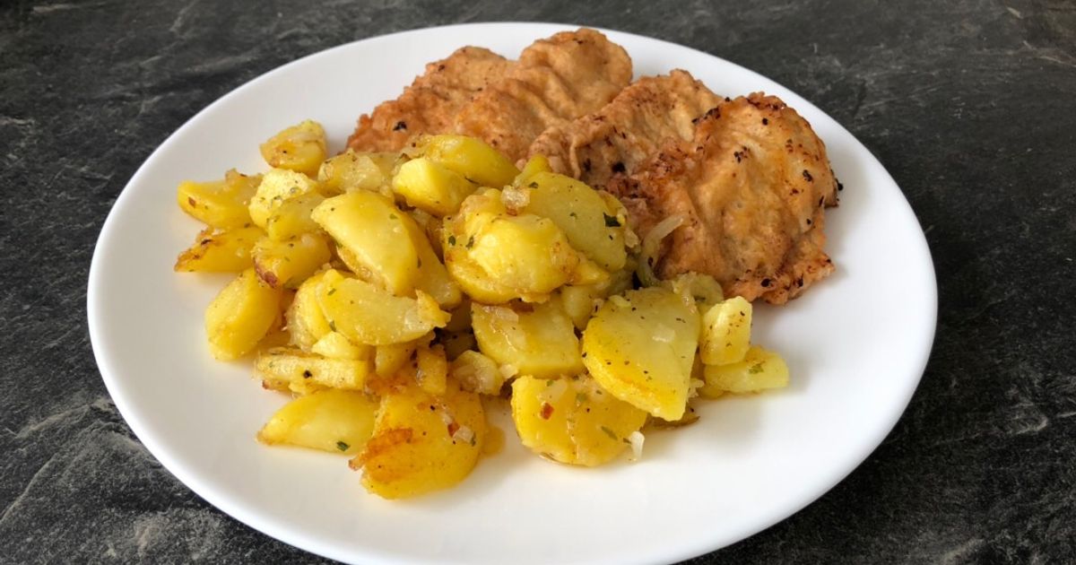 Rántott Karaj Krumplival | Piroska György-Bartos receptje - Cookpad ...