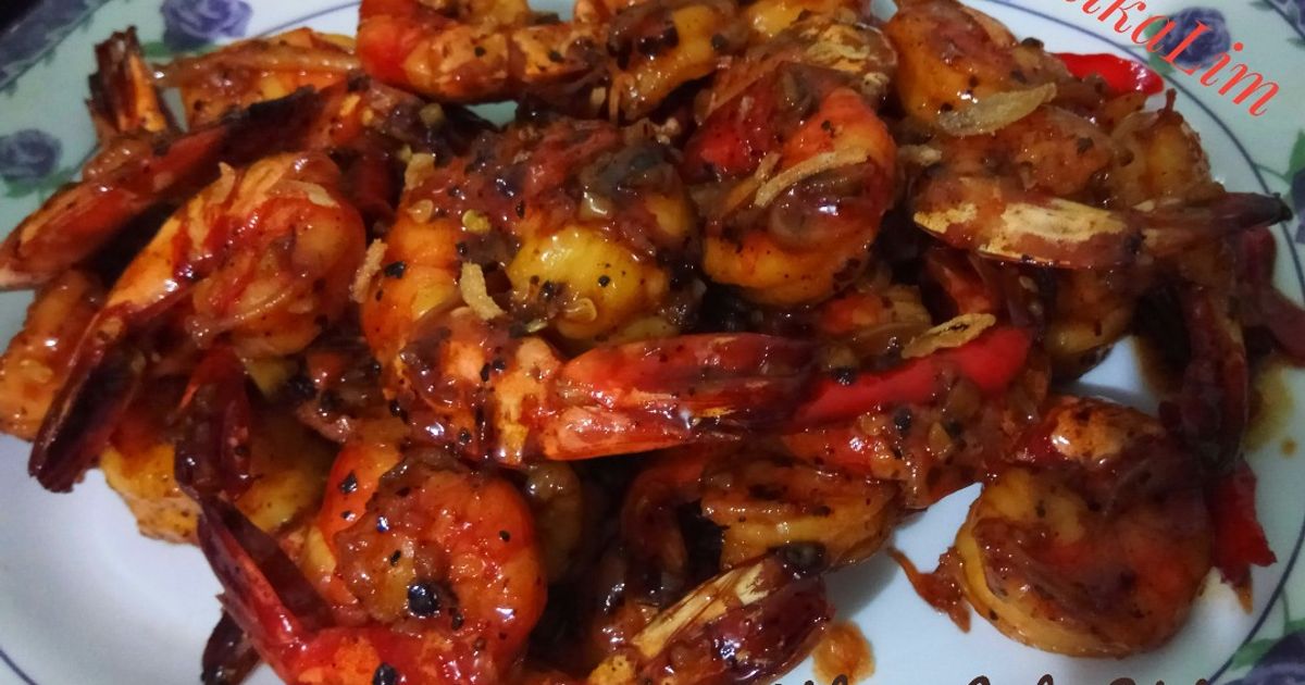 Resep Udang Lada Hitam oleh Atika Lim - Cookpad
