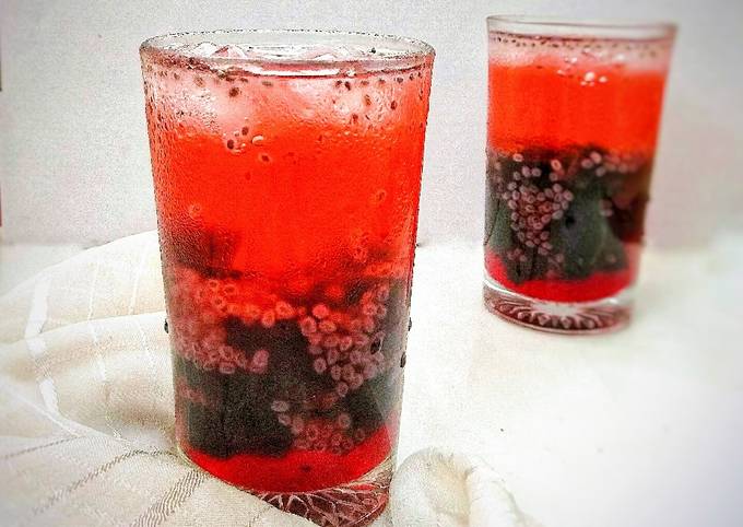 Resep Es Cincau Selasih oleh Nay's Kitchen - Cookpad