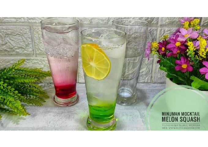 Resep Minuman Mocktail Melon Squash oleh Nurul Hidayah - Cookpad