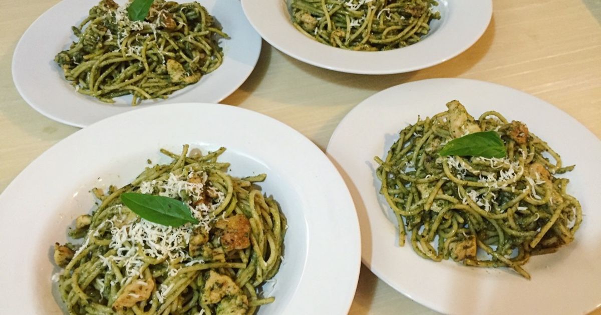 Resep ayam pasta pesto rumahan enak dan mudah - Cookpad