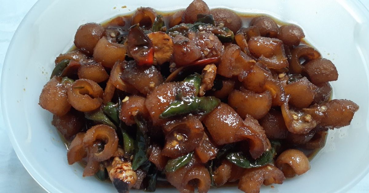 Resep Cecek (Kikil) Pedas Manis oleh Az-Zahra Nur Siti Mariyah - Cookpad