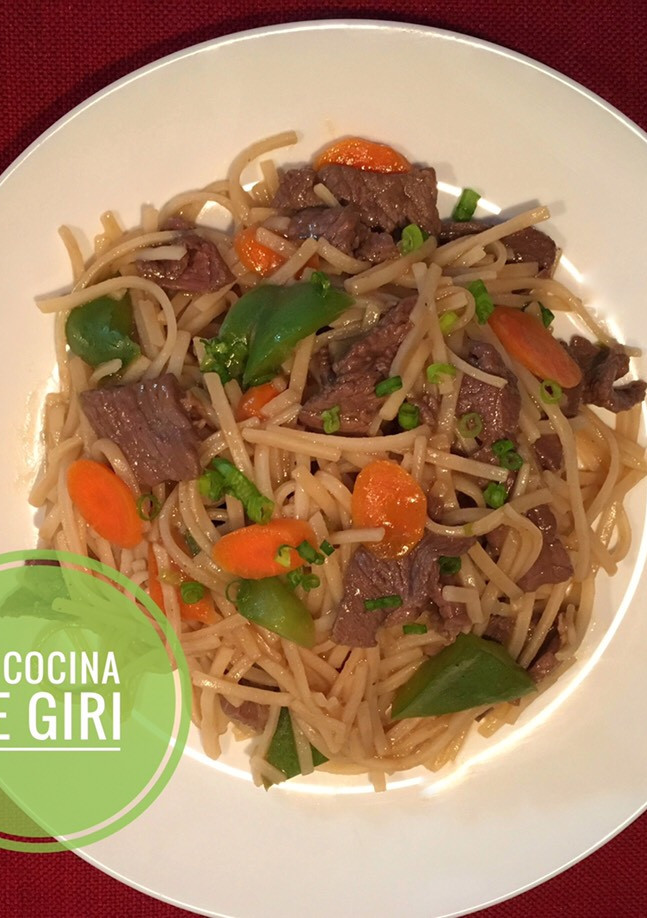 Fideos De Arroz & Carne Receta de La Cocina de Giri- Cookpad