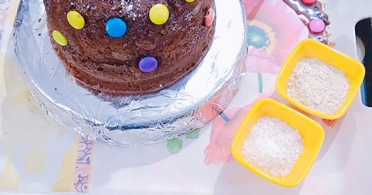 Multi Grain Atta Cake Recipe by Khushboo Chaudhary - Cookpad