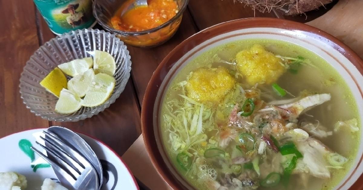 9 resep soto lenthok enak dan mudah - Cookpad