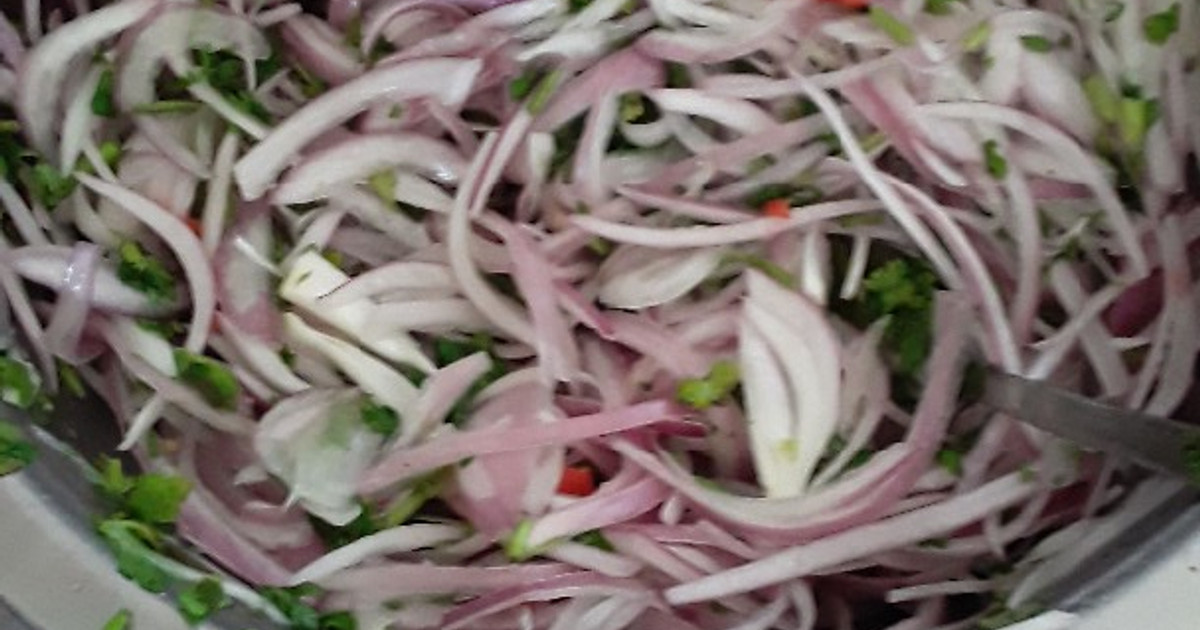 Ensalada De Cebolla O Sarsa Criolla Receta de Lilian - Cookpad
