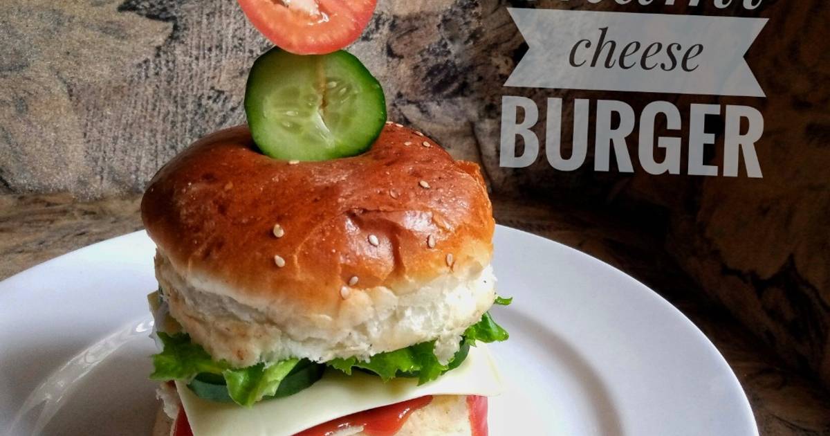 Shami cheese burger Recipe by Saima Sameer Ali - Cookpad