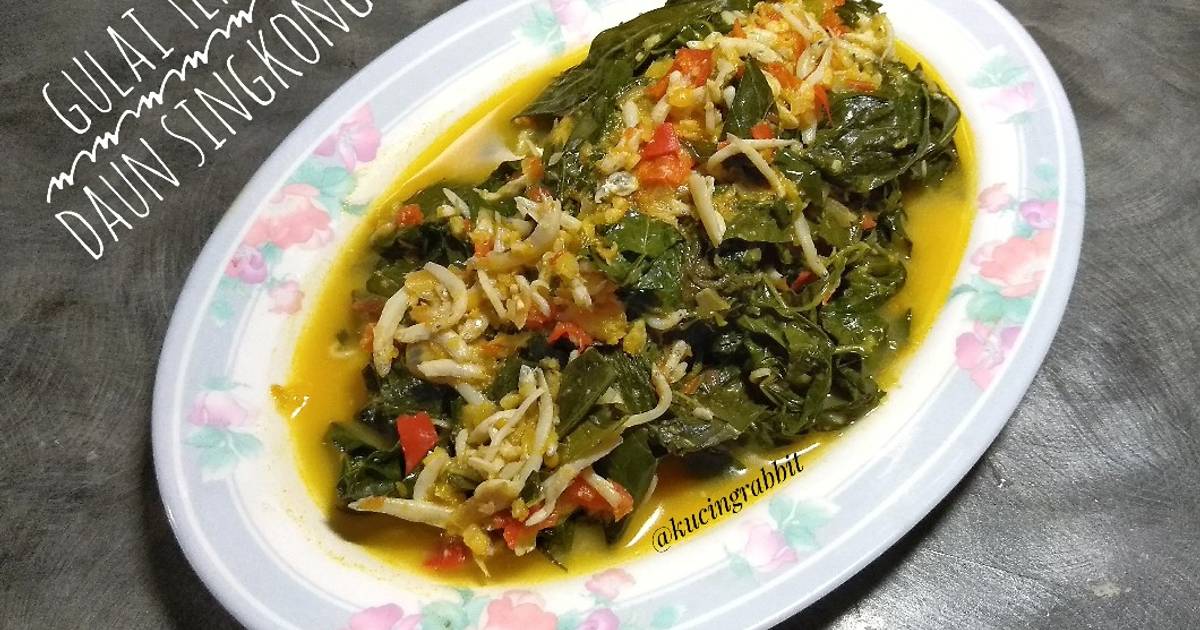 Resep Gulai Teri Daun Singkong (#pr_recookhararejo) oleh Kucingrabbit [ Anny ] - Cookpad