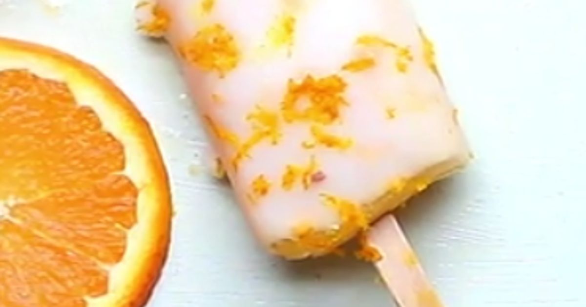 Orange Creamsicle Popsicles Recipe By Sydney Rose