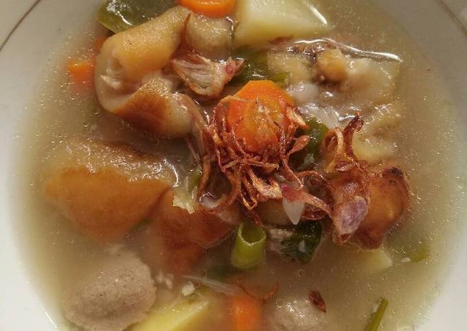 Resep Sop Daging/ Tunjang /Bakso Padang oleh Sri Megawaty - Cookpad