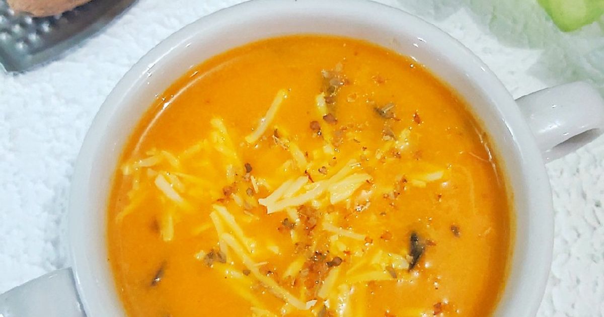Resep Creamy Tomato Soup oleh ike octamila - Cookpad