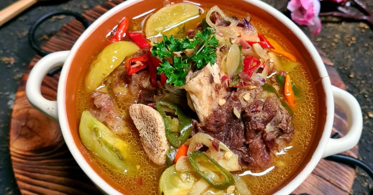 Resep Asem asem iga sapi oleh Yayak W - Cookpad