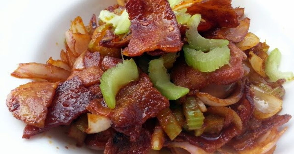 Spicy Bacon /Sambal Bacon Recipe By Lyii G