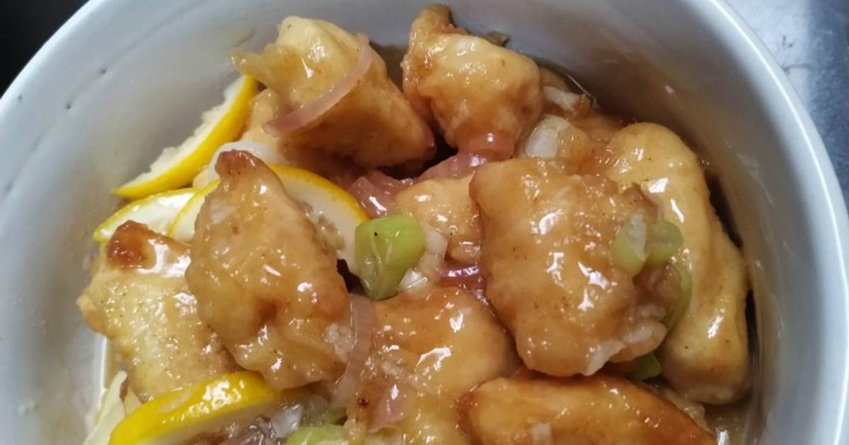 Resep Ayam saus lemon 🍋 oleh floreta - Cookpad