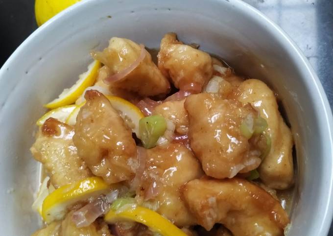 Resep Ayam saus lemon 🍋 oleh floreta - Cookpad