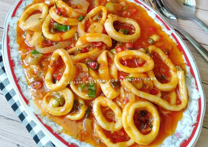 Resep Cumi saus padang oleh Susan Mellyani - Cookpad