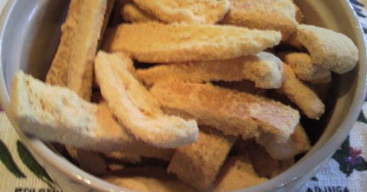Cheap & Easy! Rusk Style Bread Crusts Made In The Microwave Recipe By ...