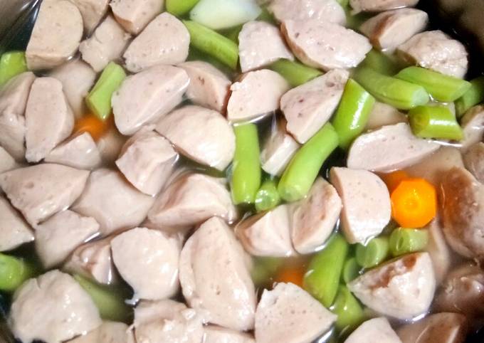 Resep Sop baso simple oleh Nia Naya - Cookpad