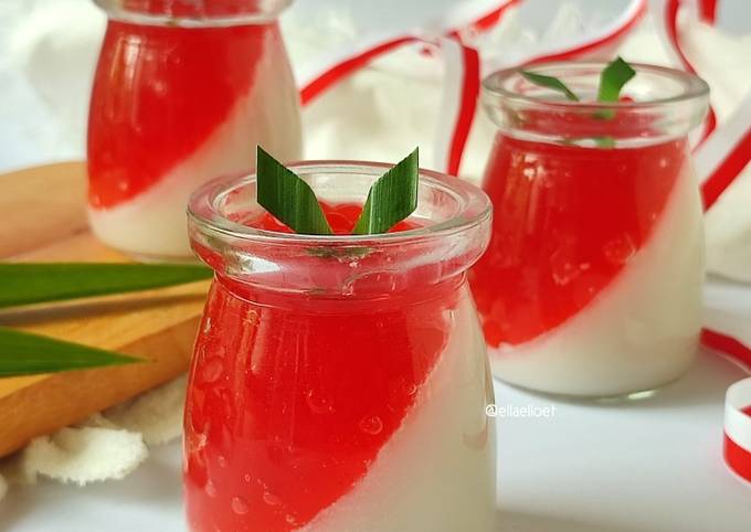 Resep Sago Puding Merah Putih oleh Ellaelloet - Cookpad