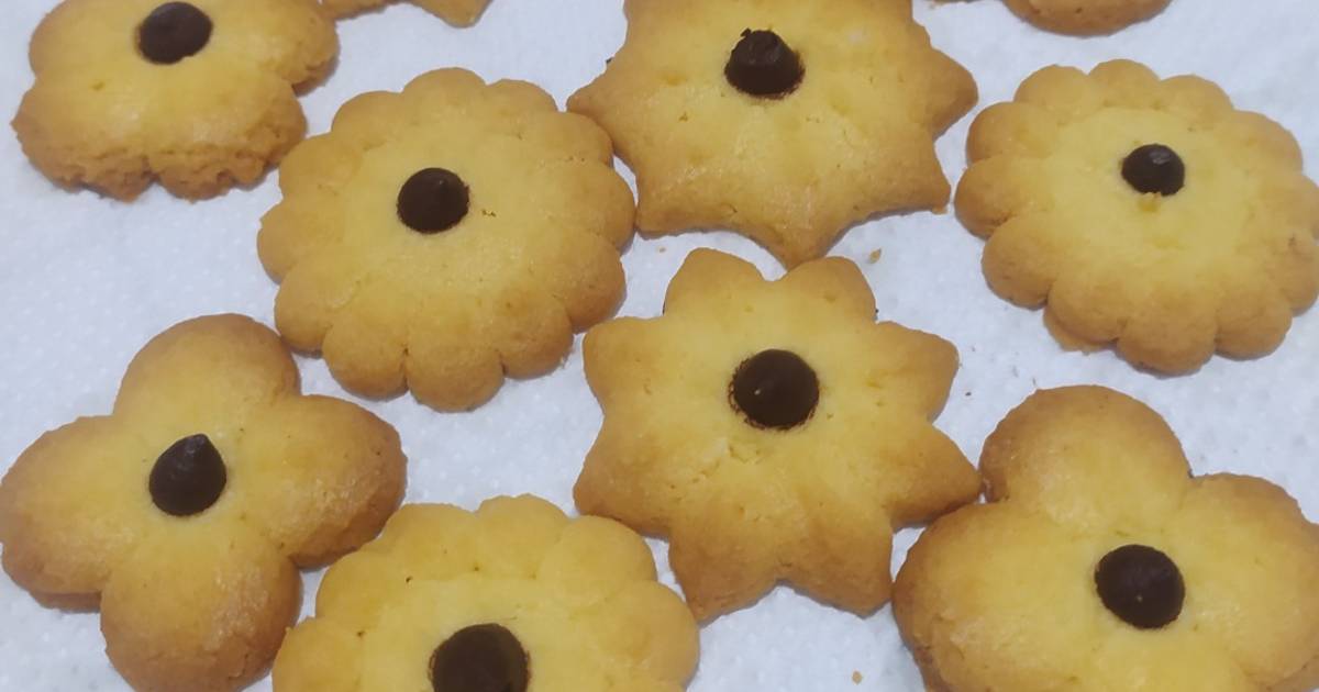 Resep Butter Cookies Choco Chip oleh Suzanna Gani - Cookpad