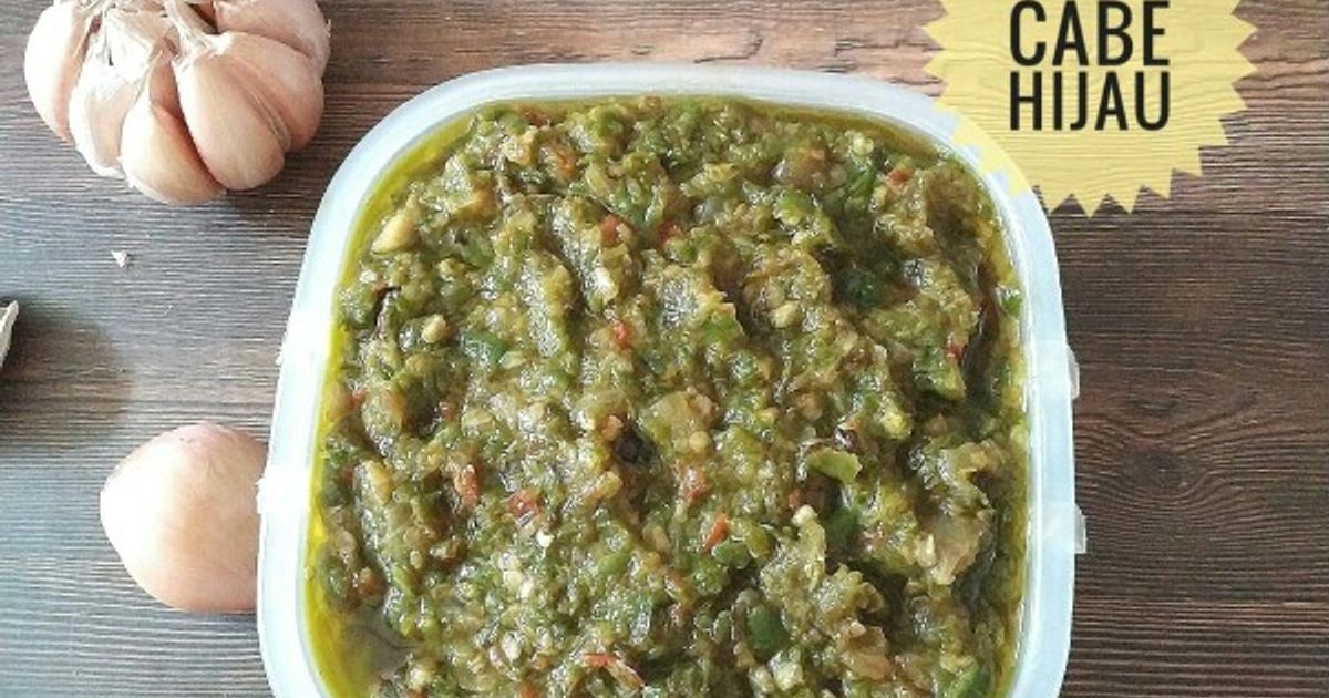 Resep Sambel Cabe Hijau oleh suryani - Cookpad
