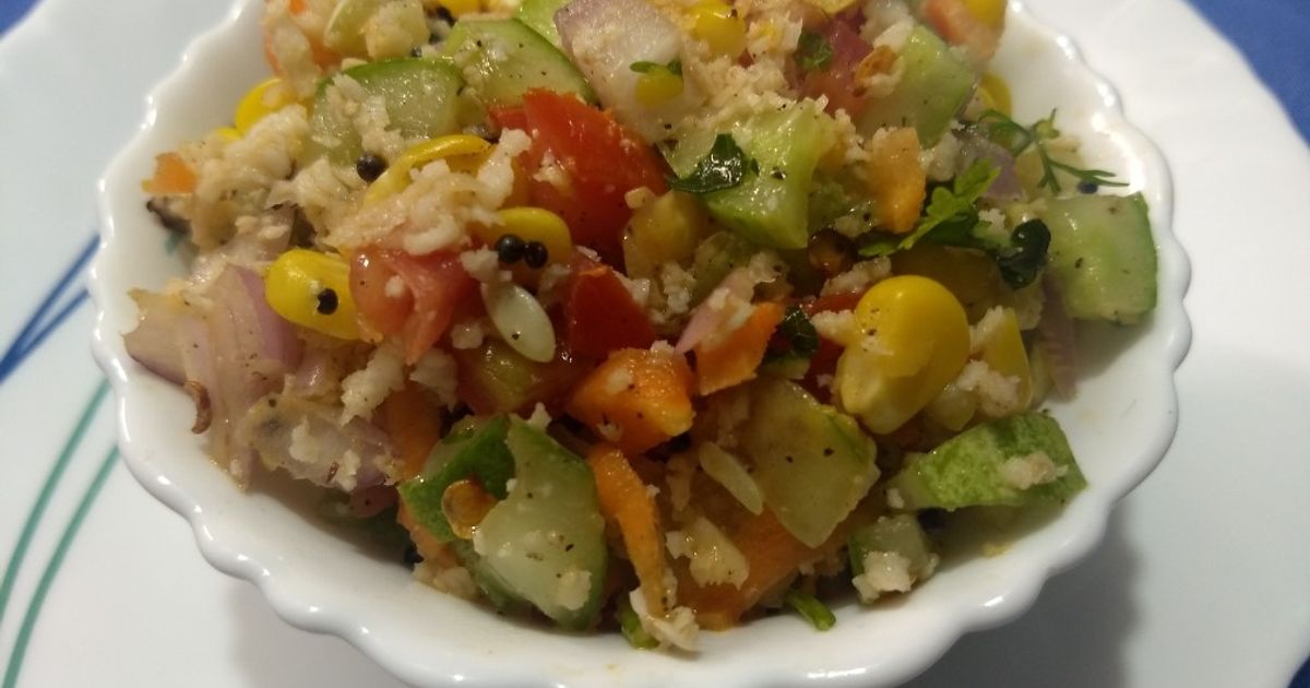 Veggies Salad Recipe by Usha V Bhat - Cookpad