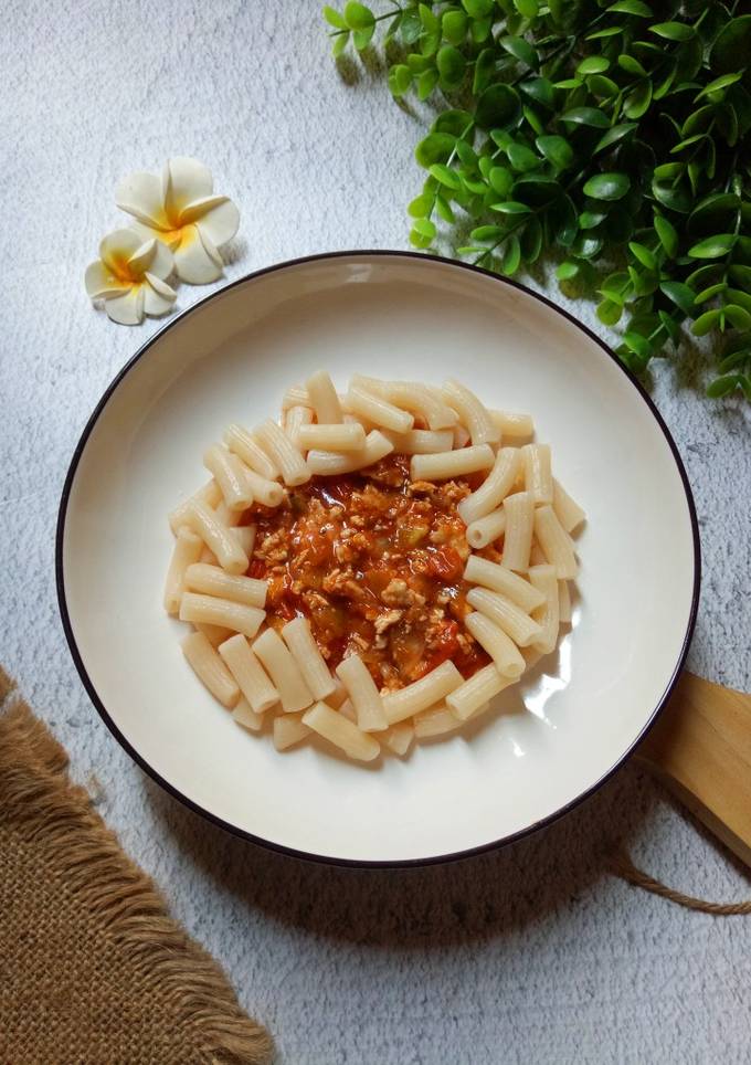 Resep Makaroni Bolognese oleh djanara.homecook - Cookpad