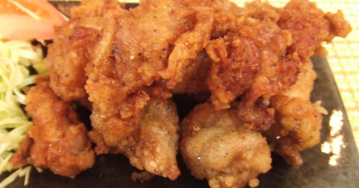 Spicy Tatsuta Age Fried Chicken With Black Pepper Recipe By Cookpad.Japan
