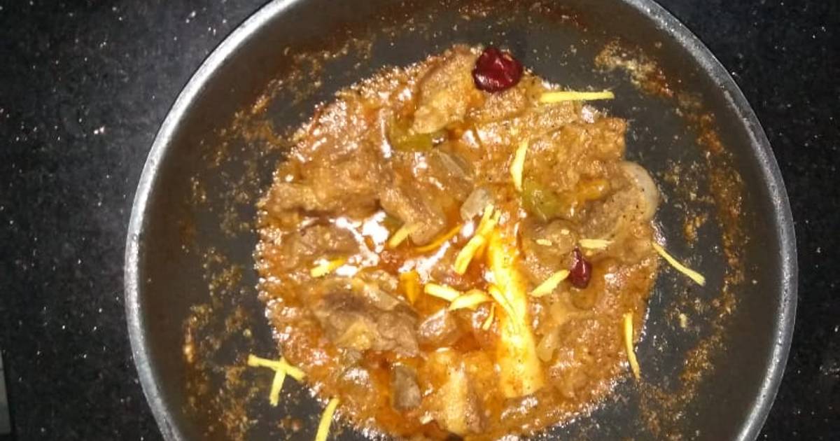 Mutton Mukhni Karahi Lahori Style Recipe by Sadia Shoaib - Cookpad