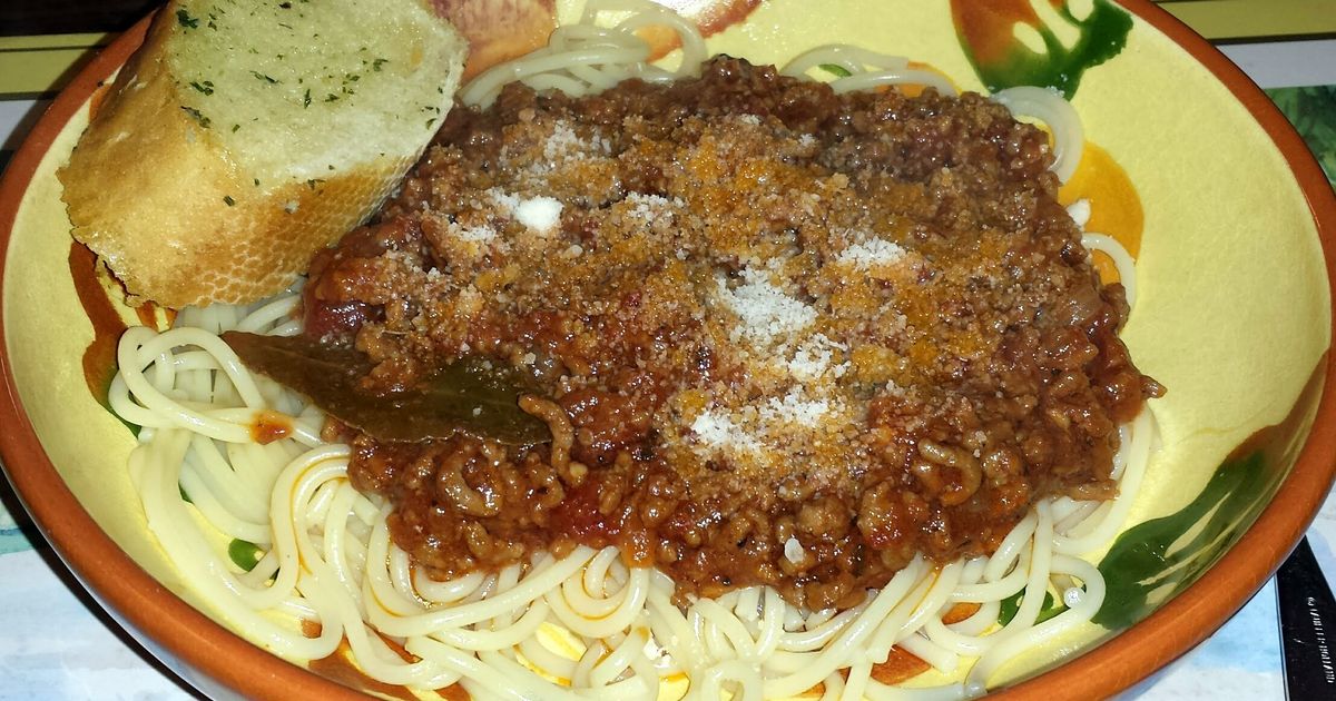 Spaghetti Bolognese Recipe By Rae