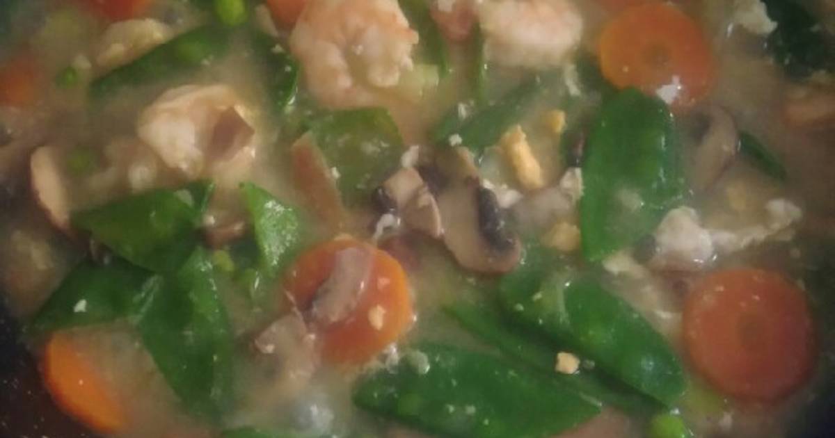 Resep Capcay udang rumahan oleh Cici - Cookpad