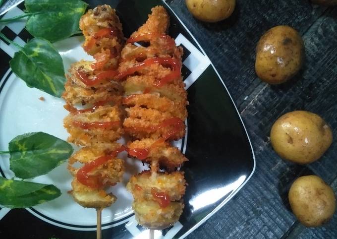 Resep Kentang spiral krispi oleh Umi rama - Cookpad