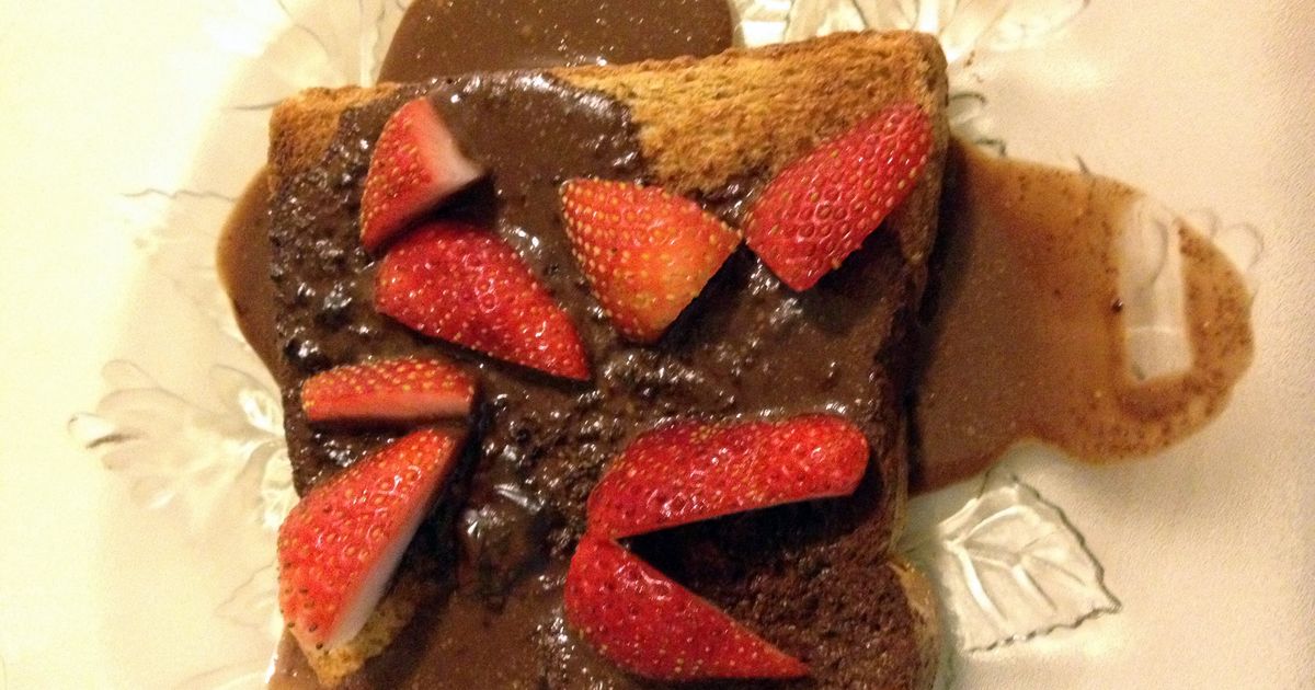 Strawberry Chocolate Toast Snack Recipe By Shams Zaher