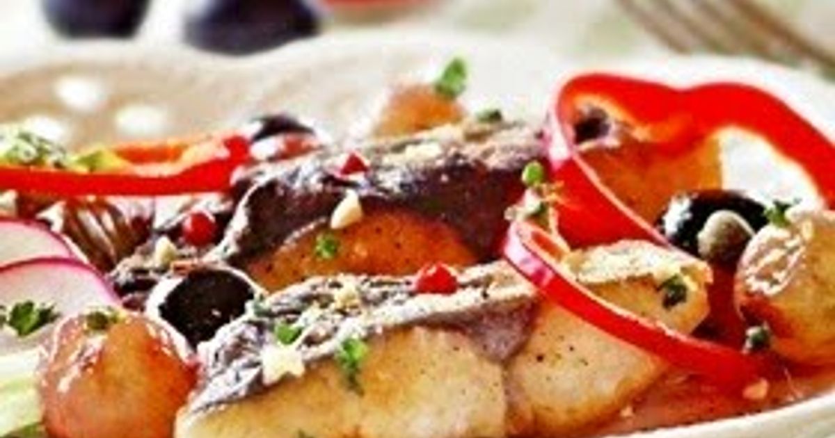 Garlic Sautéed White Fish In Grape Sauce Recipe By Cookpad.Japan