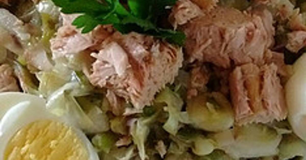 Ensalada de atún y repollo - 53 recetas caseras- Cookpad