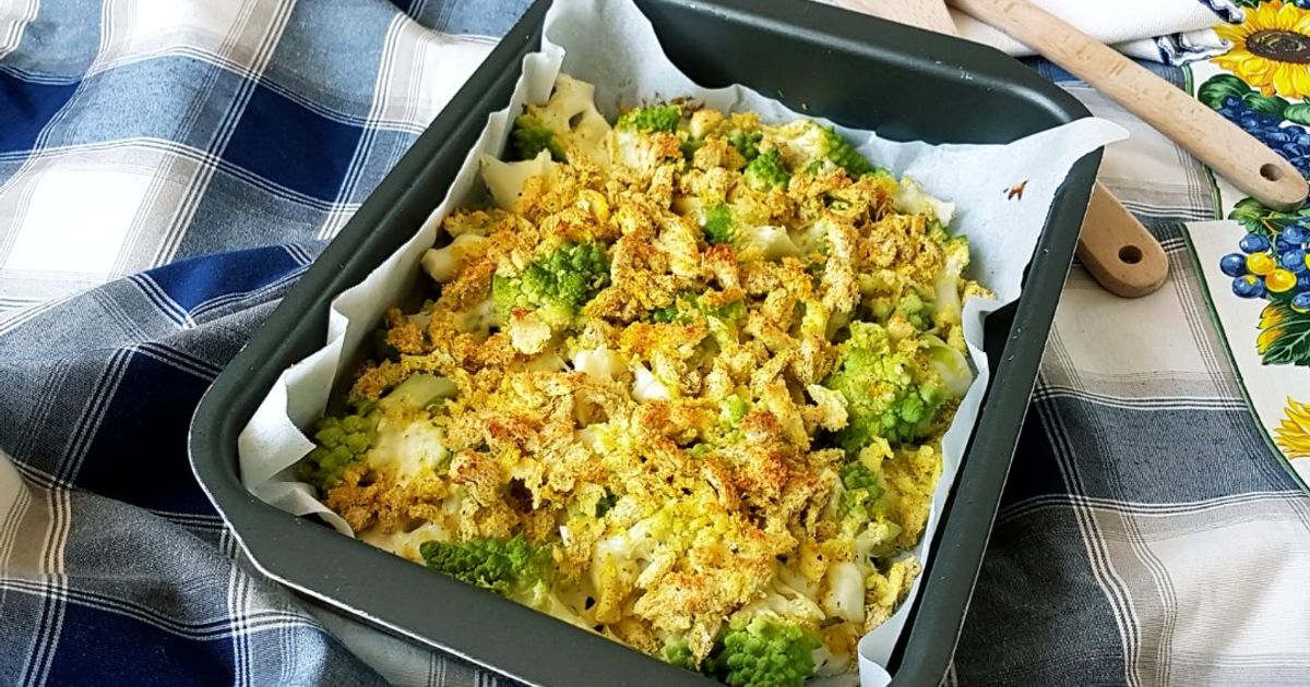 Ricetta Cavolo Romano Gratinato Con Stracchino di Una pizza per amica ...