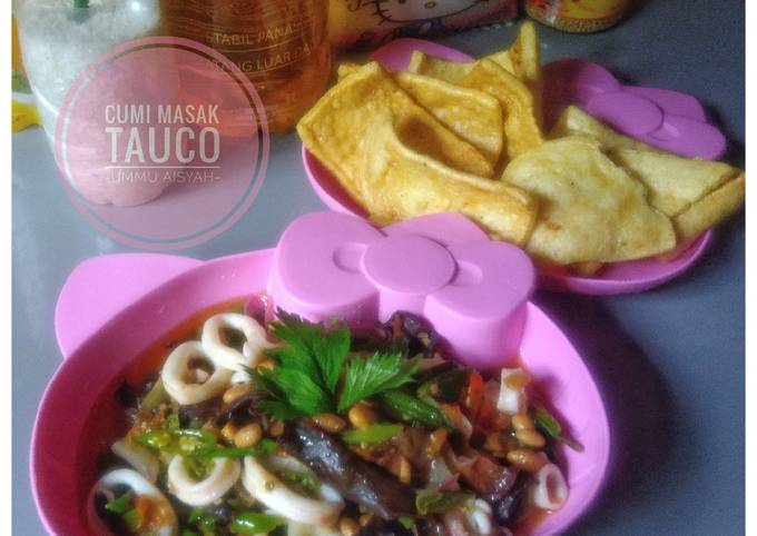 Resep Cumi Masak Tauco oleh Pink.Ratna - Cookpad