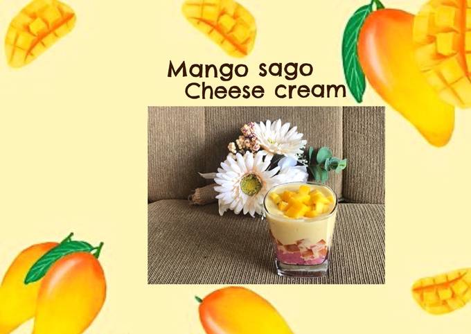 Resep Mango Sago Cream Cheese oleh mardilla - Cookpad