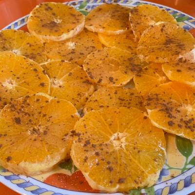 Naranja con azúcar y canela Receta de carmen navarro izquierdo- Cookpad