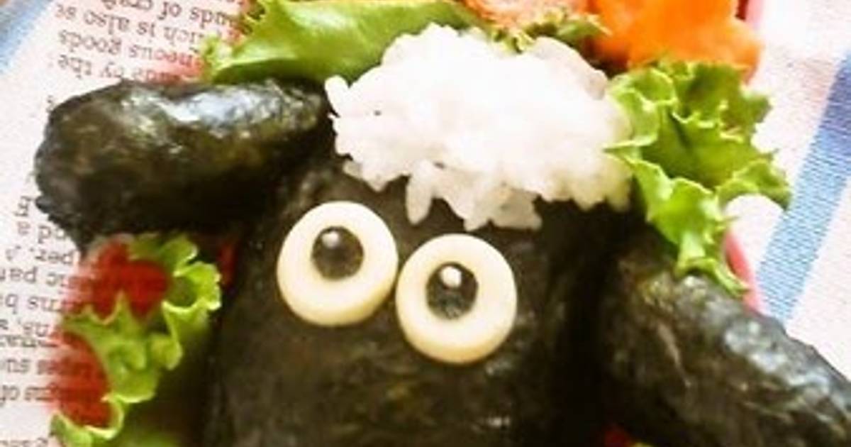 Shaun the Sheep Character Bento Recipe by cookpad.japan - Cookpad