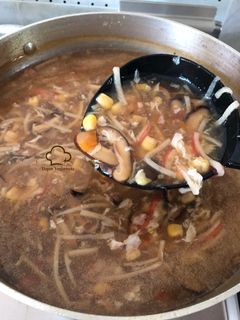 Resipi Sup Pekat Cendawan, Jagung Dan Ayam oleh Dapur Yusfarisyia - Cookpad