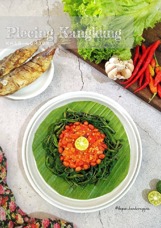 Resep Plecing Kangkung Khas Lombok oleh Bunda Rayyan - Cookpad