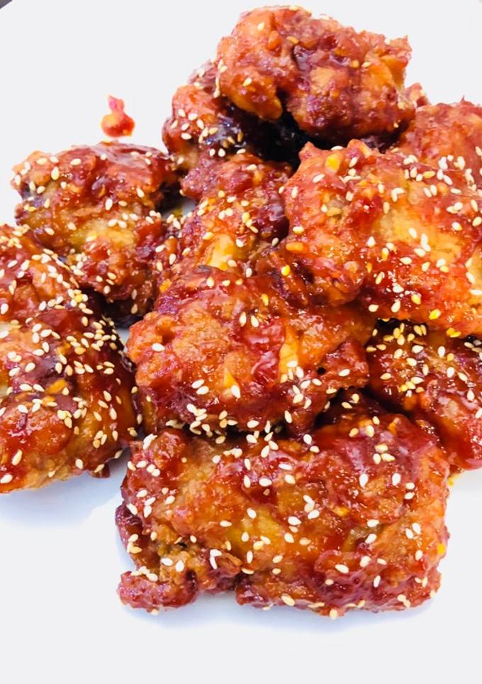 Resep Ayam goreng korea (spicy korean chicken) oleh Chef Hot Mama ...