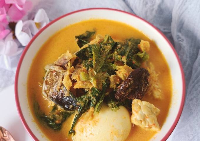 Resep Gulai Telur+Ceriwis (lobak Singgalang) +ikan asap+ tempe pedas🤤 ...
