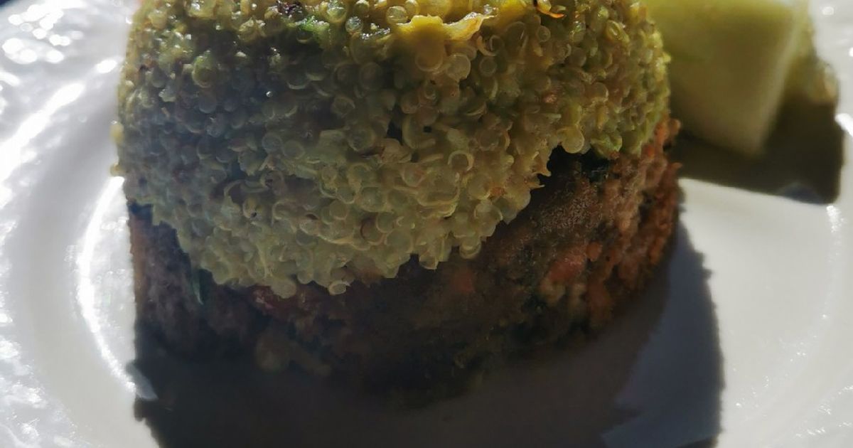 Timbal De Pasta De Lentejas Y Atún Con Quinoa Receta de M Consuelo ...