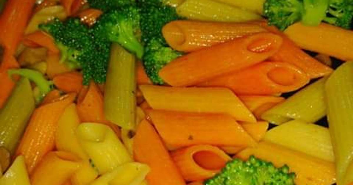 Mostacholes Salteados con Brócoli y Champiñones en Oliva🇦🇷 ️ Receta de ...