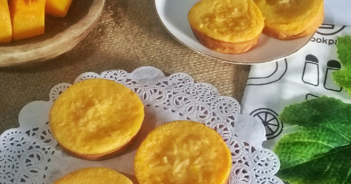 Resep Bingka Mini Labu Kuning Keju Khas Banjar oleh farida Sulthan 🇮🇩 (IG. Malika02782) - Cookpad
