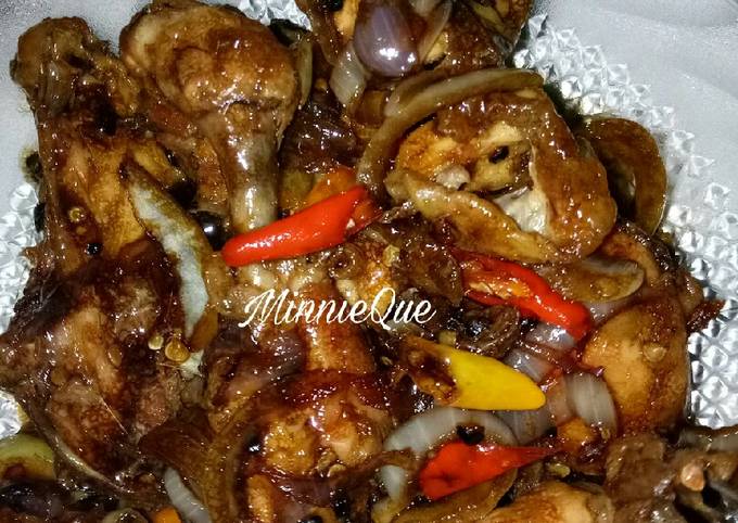 Resep Ayam Lada hitam oleh Yeni Septiani - Cookpad